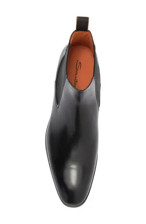 Santoni Detoxify Chelsea Boot - Black