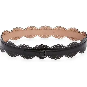 Alaïa Vienne Corset Leather Belt - Noir