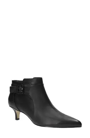 BELLA VITA Bindi Bootie Black Leather