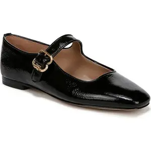 Sam Edelman Michaela Mary Jane Flat - Black Shiny Patent