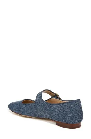 Sam Edelman Michaela Mary Jane Flat - Blue Stone