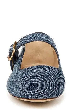 Sam Edelman Michaela Mary Jane Flat - Blue Stone