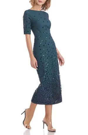 Js Collections Whitney Embellished Sheath Dress