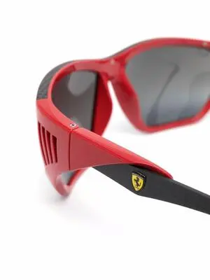 Ray-ban Scuderia Ferrari Aviator-frame Sunglasses