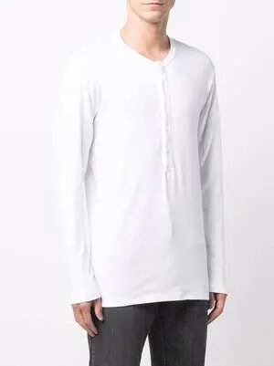 TOM FORD Round-neck Henley T-shirt