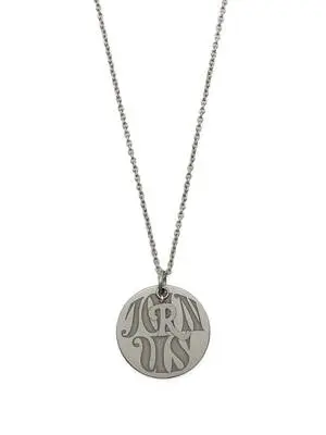 Raf Simons Circular Pendant Clasp-fastening Necklace