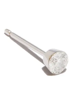 MARIA TASH 18kt White Diamond Single Stud Earring