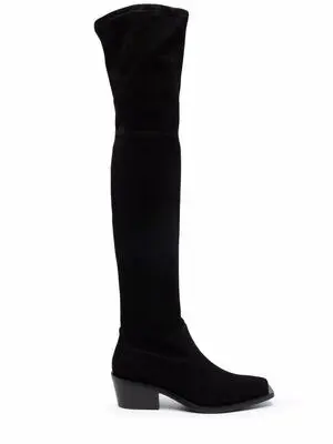 STUART WEITZMAN Miley Over-knee Boot Black