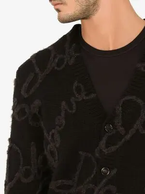 Dolce & Gabbana Logo-embroidered Cardigan