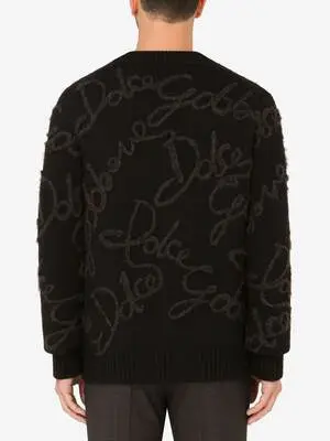 Dolce & Gabbana Logo-embroidered Cardigan