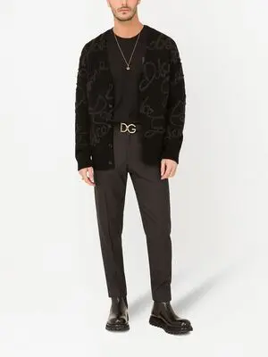 Dolce & Gabbana Logo-embroidered Cardigan