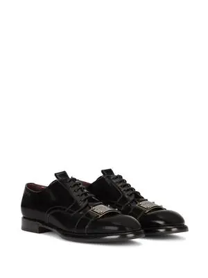 Dolce & Gabbana Logo-plaque Derby Shoes