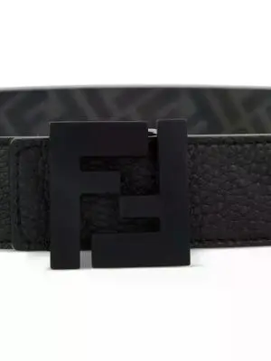 Fendi Reversible Logo-buckle Belt - Black