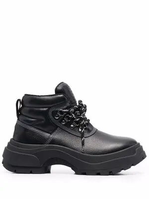 MAISON MARGIELA Lace-up Leather Boots