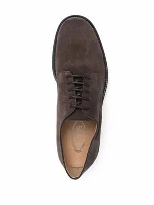TOD'S Almond-toe Lace-up Derby Shoes