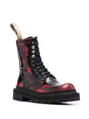 Camper Eki Lace-up Boots - Black
