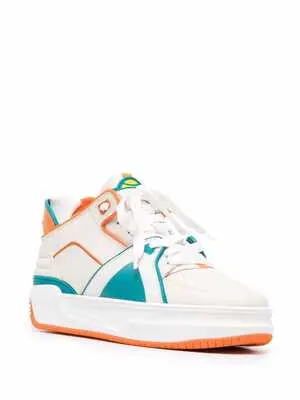 JUST DON Courtside Mid Sneakers - White