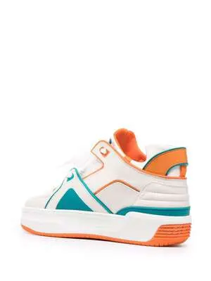 JUST DON Courtside Mid Sneakers - White
