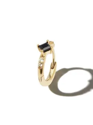 OTIUMBERG 9kt Yellow Sapphire Huggie Hoop - Gold