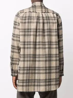 UMA WANG Oversized Check Shirt