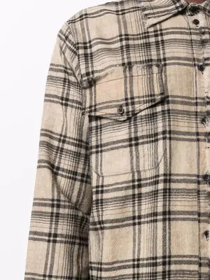 UMA WANG Oversized Check Shirt