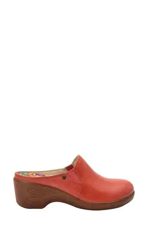 ALEGRIA BY PG LITE Serenti Platform Clog - Aged Poppy Leather