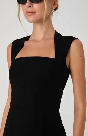French Connection Ruth Whisper A-line Dress - Black