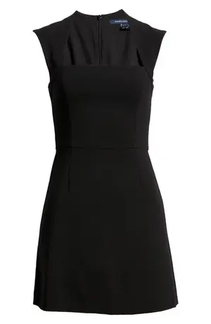 French Connection Ruth Whisper A-line Dress - Black
