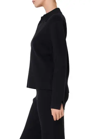 English Factory Polo Collar Ribbed Sweater