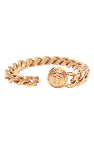 Versace Medusa Chain Link Bracelet