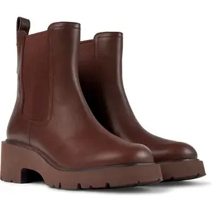 Camper Milah Chelsea Boot Burgundy/ Mauve