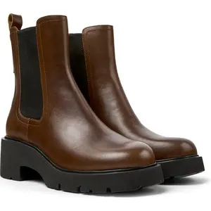 Camper Milah Chelsea Boot Medium Brown