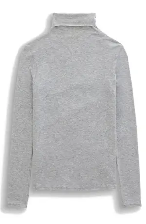 Ag Chels Ribbed Turtleneck Sweater - Heather Grey