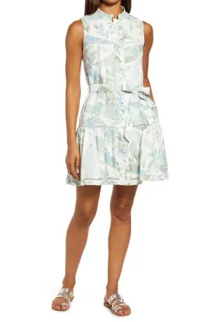 BTFL-LIFE Leaf Print Minidress