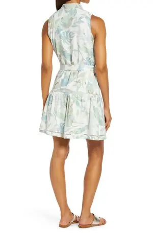 BTFL-LIFE Leaf Print Minidress
