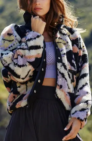 Free People Free People FP Movement Rocky Ridge Fleece Jacket Black