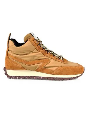 Rag & Bone Rag & Bone Retro Hiker Suede-Trim Sneakers - Dijon