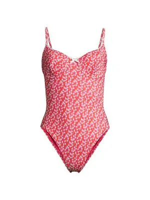Solid & Striped Solid And Striped The Taylor Ditsy Floral One-Piece Swimsuit - Candy Floral