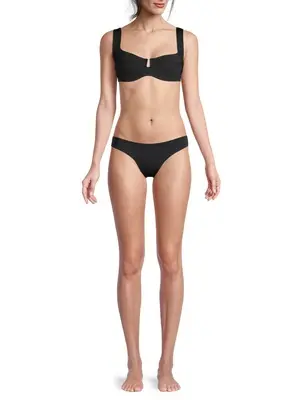 L*Space Sensual Solids Camellia Bikini Top
