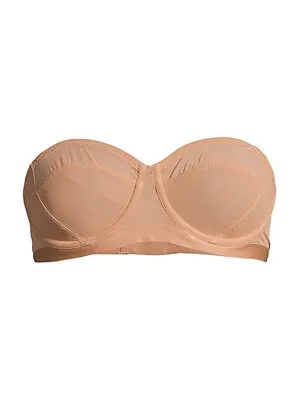 Le Mystère Le Mystere Modern Mesh Strapless Bra - Suntan