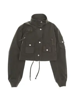 Helmut Lang Helmut Lang Cropped Bomber Jacket - Alpine