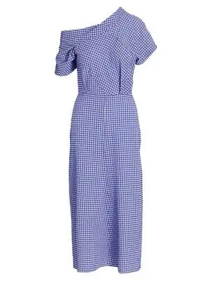 Rachel Comey Rachel Comey Pout One-Shoulder Midi Dress - Blue