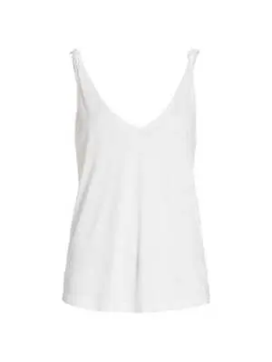 Paige Paige Rylen Knotted Tank - White