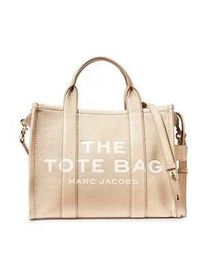 Marc Jacobs Marc Jacobs Small Traveler Leather Tote - Twine