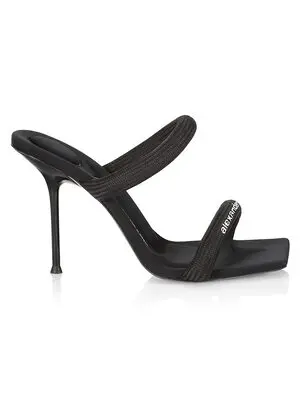 Alexander Wang Alexander Wang Julie Tubular Mules - Black