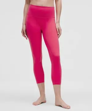 Lululemon LULULEMON Align High-Rise Crop 23 Raspberry Coulis