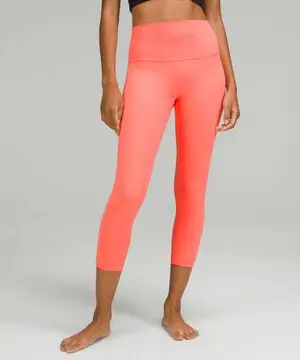 Lululemon LULULEMON Align High-Rise Crop 23 Raspberry Cream