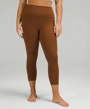 Lululemon LULULEMON Align High-Rise Crop 23 Roasted Brown