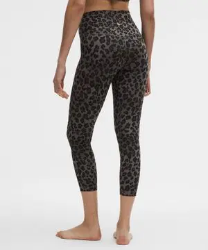 Lululemon Align™ High-rise Crop 23 - True Leopard Black Multi