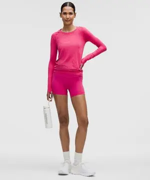 Lululemon Swiftly Tech Long-Sleeve Shirt 2.0 Raspberry Coulis